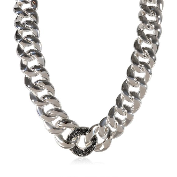 David Yurman | Bags | David Yurman Large Link Necklace With Black Pave ...